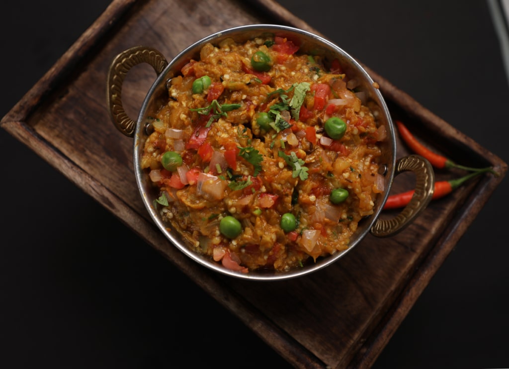 Baingan Bharta Rezept